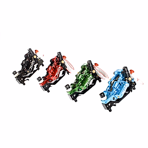 Juin Tech GT-P Cable Actuated Hydraulic Bicycle Bike Disc Brake Caliper Set Extra Powerful Hybrid Brake for Road/Mountain/Cyclocross/Gravel/E-Bike/Folding Bike etc. use(Black)