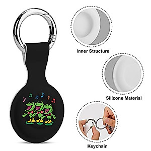 Frog Chorus Air Tag Tracker Case Cover for AirTag Holder Protector Storage Bag