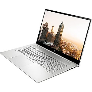 HP Envy Laptop, 17.3" FHD Touchscreen, Intel Core i7-1195G7, 32GB RAM, 512GB PCIe SSD, Webcam, Fingerprint Reader, Backlit Keyboard, HDMI, Wi-Fi 6, Bluetooth, Windows 11 Home, Silver
