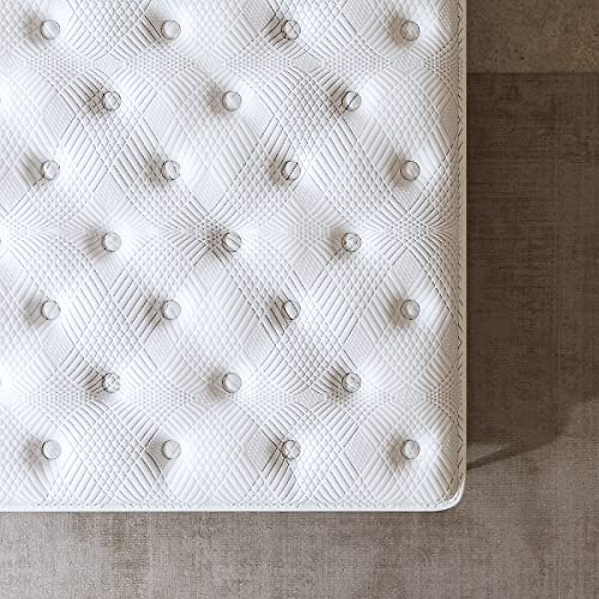 BedStory Queen Mattress, 14 Inch Deep Sleep Firm Mattress - Made in USA - Extra Lumbar Support - Pain-Relief - Memory Foam Hybrid Euro Top Mattress, Individually Wrapped Pocket Coils