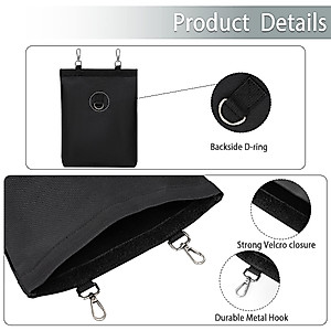 GOCOHHI 2 Pcs Guinea Pig Hay Feeder Bag, Rabbit Hay Feeder, 2 Holes Capacity Hay Holder, 600D Oxford Fabric Hay Bag for Rabbit Guinea Pig Chinchilla Hamsters Small Pets Animal