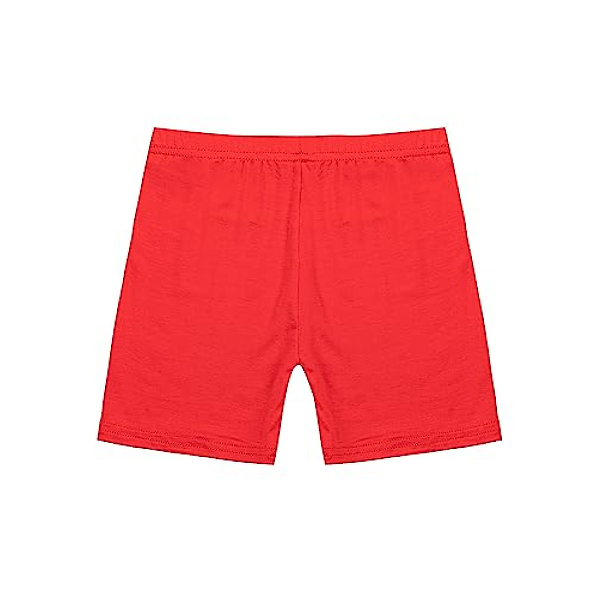 TiaoBug 6 Packs Kids Girls Soft Safety Shorts Stretchy Underskirt Pants Gymnastic Cycling Athletic Shorts Bottoms Yellow&Red&Hot Pink&Navy Blue&Black&White 5-6 Years