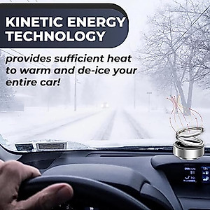 Portable Kinetic Molecular Heater, Molecular Heater, Kinetic Heater, Molecular Heater for Car, Portable Kinetics Heater for Car Kinetics Molecular (Black)