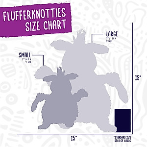 HuggleHounds Knottie Plush Dog Toy - Dog Stuffed Animal Toy, Puppy Toys, Squeaky Dog Toy for Small, Medium & Large Dogs, Soft Fleece, Durable Plush to Keep Them Busy - Penelope Pig, Large