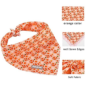 Babole pet Dog Bandanas, 1PC Purple Washable Square Dog Scarfs for Small Medium Large Dogs Adjustable Dogs Bib Scarfs for Girl and Boy(L)