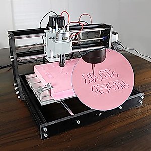 RATTMMOTOR CNC 3018 PRO CNC Wood Router Machine Kit GRBL Control 3 Axis DIY Mini CNC Engraver Milling Machine+GRBL Offline Controller+775 Spindle Motor ER11 for Carving Acrylic PVC PCB Plastic Wood