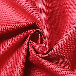 Sattiyrch Christmas Wreath Storage Bag - 600D Canvas Dual Zippered Storage Bag for Holiday Artificial Christmas Wreaths, 2 Stitch-Reinforced Canvas Handles (Red) (30")