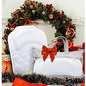 Bathtub Spa Pillow Bath Pillows for tub, with Non-Slip 8 Large Strong Suction Cups, Free Machine Washable Bag