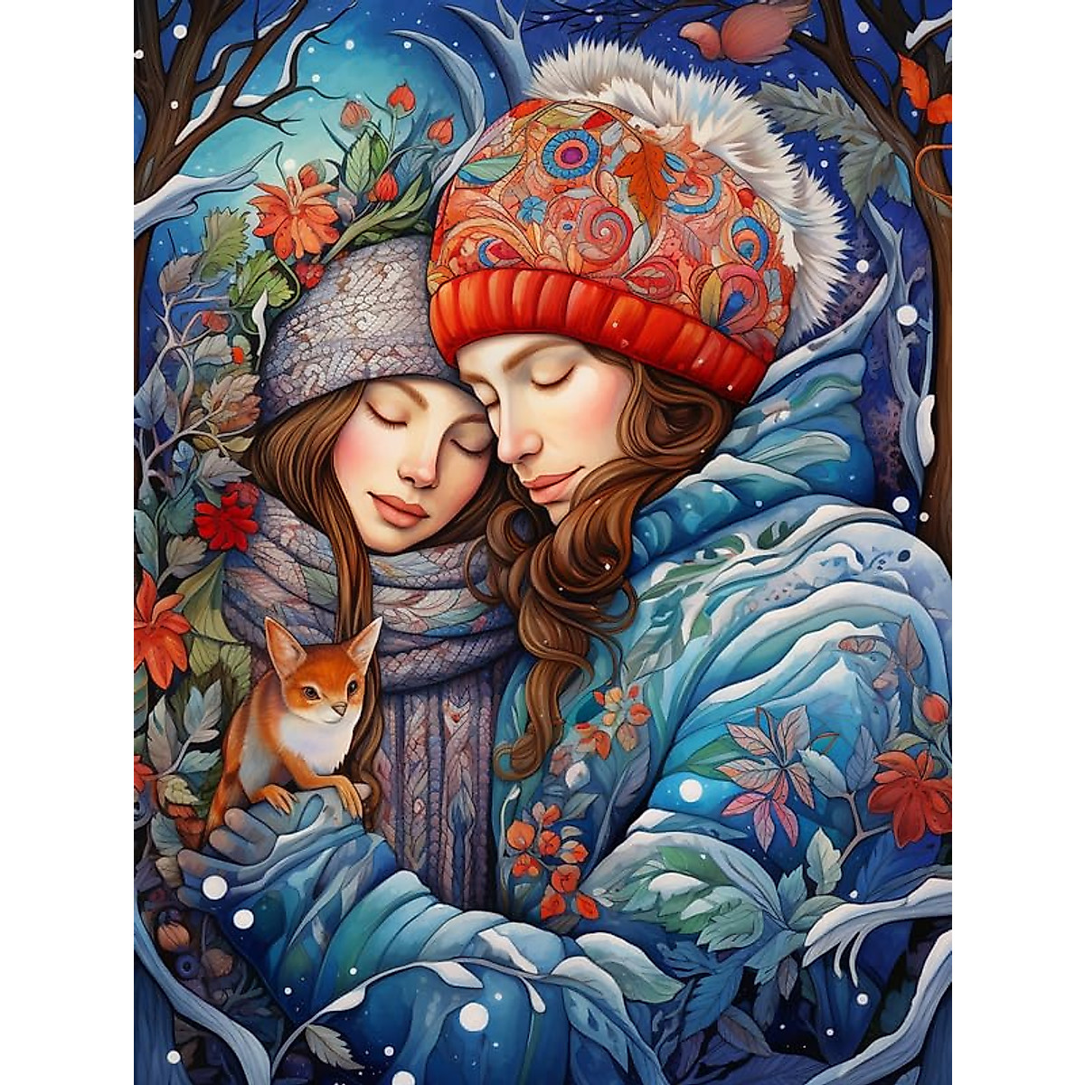 Bimkole 5D Diamond Painting Kits, Full Drill DIY Rhinestone Embroidery Set Paint with Diamonds Art by Number Kits Cross Stitch Home Wall Craft Decoration (12x16 inch)#b1755