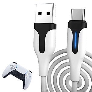 TAACOO USB C Charging Cable for Playstation 5 Controller, PS5 Controller Play and Charge Cable — 4.9FT