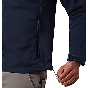 Columbia Men's Ascender Hooded Softshell Jacket, Collegiate Navy, X-Large
