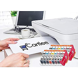Cartlee Set of 16 Compatible High Yield Ink Cartridges Replacement for Canon CLI-42 PIXMA PRO-100 Pro100 100 100S CLI 42 (2 Black, 2 Cyan, 2 Magenta, 2 Yellow, 2 PC, 2 Photo M, 2 Gray, 2 Light Gray)