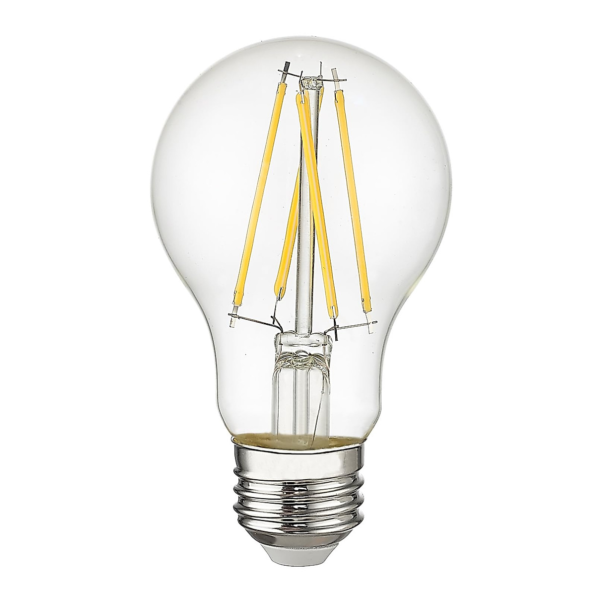 Emliviar Dimmable LED Bulbs 9W Pack of 4, A19 Vintage LED Light Bulbs Equivalent 100W, E26 Standard Base, 950LM High Brightness, 2700K Warm White, A19-LED-9W