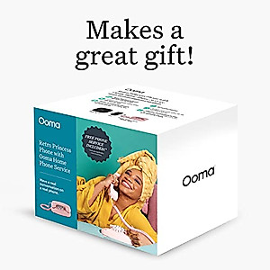 OOMA Telo Air 2 with Retro Princess Phone Bundle. Throwback Rotary Inspired Handset. Includes Free Home Phone Service, Pay Only Taxes and Fees. Unlimited Nationwide Calling. Low International Rates.