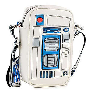 Star Wars Bag, Cross Body, R2-D2, Bounding, Vegan Leather 8.0" x 6.5"