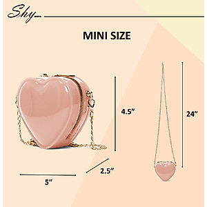 Girls Purse Kids Little Handbag - Toddler Crossbody Small Shoulder Bag Jelly Strap Body Sweet Gifts (Pink)