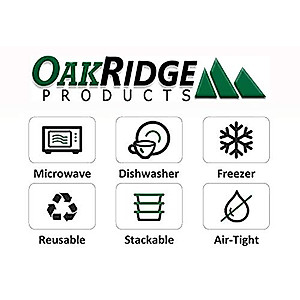 Deluxe 64oz Deli Food Storage Containers Designed for Fridge and Freezer (10 Pack)