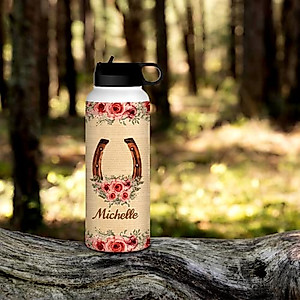 winorax Horse Gifts For Women Personalized Just A Girl Who Loves Horse Water Bottle Stainless Steel Insulated Sport Bottles Travel Cups 20oz 30oz Birthday Christmas Inspirational Gift Idea