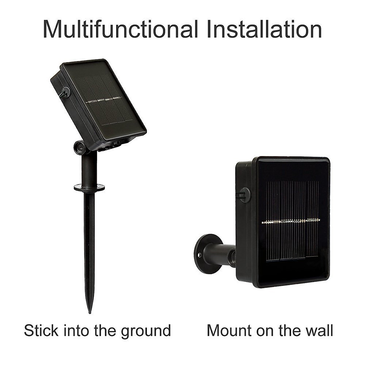 easyDecor Globe Solar String Lights 30 LED 21ft 8 Mode Bubble Crystal Ball Christmas Fairy String Lights for Outdoor Xmas Landscape Garden Patio Home Holiday Path Lawn Party Decoration (White)