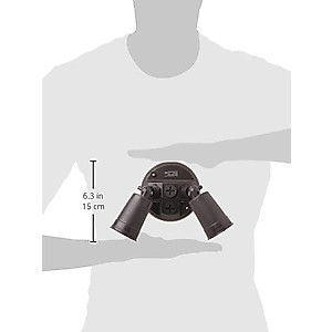 Brinks 7100B 2 Head Flood Light , Bronze