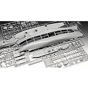 Revell 05171 HMS Dreadnought Plastic Model kit 1:350 Scale, Unpainted