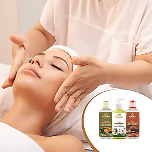 Skin Care Essentials - Before and After Hair Removal - 1 Pre Depilatory Cleanser Lotion – 1 Almond Oil Moisturizing Wax Remover - 1 Post Waxing Cooling Gel Menthol & Chamomile Body Softens & Soothing