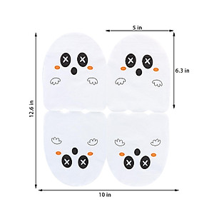 Crazy Night Halloween Napkins for Halloween Party Supplies - 50 Pack,Ghost Disposable Paper Napkins for Halloween Table Decorations Favors