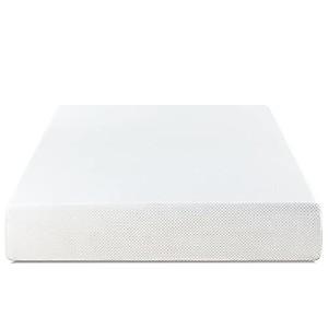 Zinus 10 Inch Green Tea Fresca Memory Foam Mattress/CertiPUR-US Certified/Bed-in-a-Box/Pressure Relieving/Made in USA, Queen