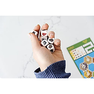 CATAN Dice Game - Portable Fun for On-the-Go Adventures! Strategy Game, Family Game for Kids and Adults, Ages 7+, 1-4 Players, 15-30 Minute Playtime, Made by CATAN Studio