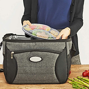 24 Food Storage Containers Meal Prep 3 Compartment Plate W/Lids Reusable 30oz 24 Meal Prep Containers 3 Compartment Plate W/Lids Reusable Food Storage 30oz BPA Free Plastic Durable Stackable