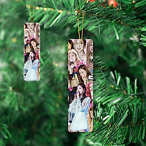 Bookmarks Ruler Metal Blackpink Bookography Collage Measure Tassels Bookworm for Reading Markers Bibliophile Book Christmas Ornament Gift Bookmark