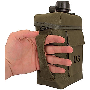Mil-Tec 2 Litre Patrol Canteen with Cover and Strap (Olive)
