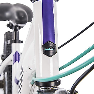 ROYCE UNION RTT 24" Womens 21-Speed Mountain Bike, 15 Inch Aluminum Frame, Trigger Shift, White (74418)