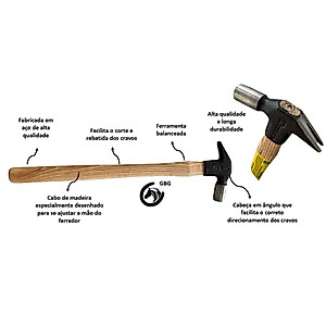 Mustad Hoofcare Farrier Nailing Hammer 13oz