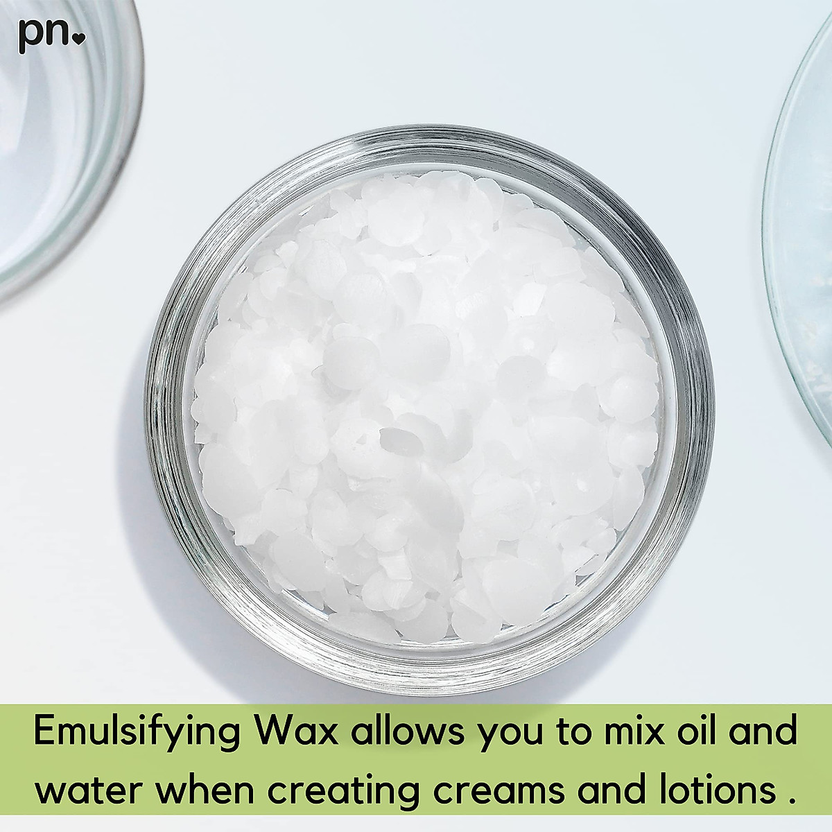 Pure or Nothing | Non-GMO Emulsifying Wax NF Pastilles - 8 oz. | Product of USA | 100% Natural Plant Derived | For Lotion, Cream Making & Cosmetic Formulation | Cosmetic Grade