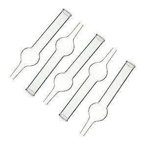 Hemoton 5pcs Chemical Experiment Equipment Candy Tubes Containers Chemistry Drying Tube Glass Laboratory Drying Tube Single Ball Drying Tubes Glass Drying Tubes Filling Glass Tube
