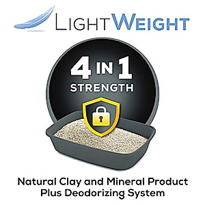 Purina Tidy Cats Multi Cat, Low Dust, Clumping Cat Litter, LightWeight 4-in-1 Strength - 17 Lb. Box