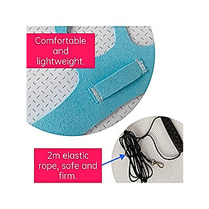 Bird Flight Harness Vest, Parrot Flight Suit with Leash for Parakeets Cockatiels Conures Budgies, Bird Flying Clothes with Rope and Handle for Outdoor Activities Training, Anti Bite (M, Blue)