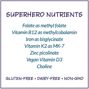 Wellness Resources Super Mini-Multi - Children's Multivitamin Swallowable Capsules with Methyl Folate, Methyl B12 and Coenzyme B Vitamins for Growth, Focus, Brain Health (120 Capsules)