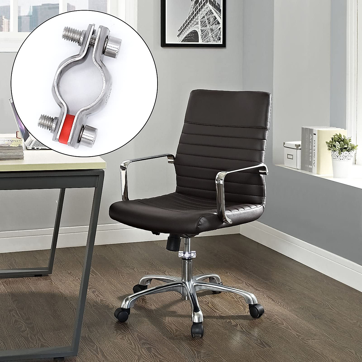 Anrkets Fix Sinking Office Chair, Avoid Sinking of Office Chair Height, Adjustable Height Office Chair Saver for Stop Sinking Without Cylinder Replacement