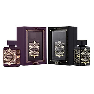 Lattafa Perfumes Bade'e Al Oud for Glory & Amethyst EDP - Eau de Parfum 100ml(3.4oz) | Saffron, Lavender, Nutmeg, Musk, Patchouli, Rose, Jasmine & Bergamot