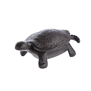 Creative Co-Op DA0940 Secret Garden Decorative Cast Iron Tortoise Box