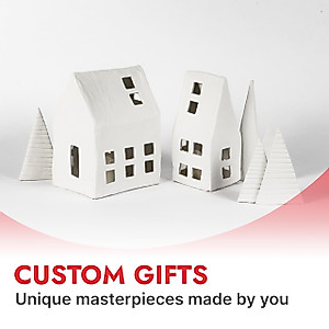 DAS Air-Hardening Modeling Clay - White Air Dry Clay 2.2lb Block - Pliable Air Clay for Sculpting and Coating - Easy to Use Air Dry Modeling Clay for All Ages - Molding Clay for Sculpting and More