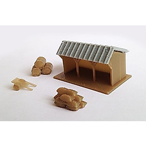 Outland Models Train Railway Layout Country Farm House Shed Cottage Set N Scale