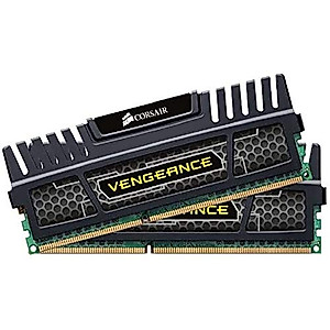 Corsair CMZ16GX3M2A1600C9 Vengeance 16GB (2x8GB) DDR3 1600 MHz (PC3 12800) Desktop Memory 1.5V