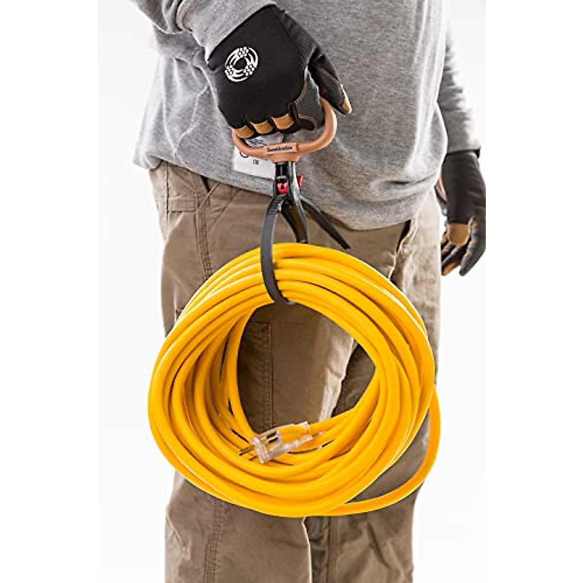 Coleman Cable 02687 10/3 Vinyl Outdoor Extension Cord with Lighted End 25-Foot