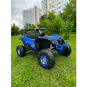 Next Generation 4X4 Upgraded Kids Ride ON CAR Power Wheel Quad Buggy UTV MX Side by Side RZR ATV 24V XL Rubber Tiers
