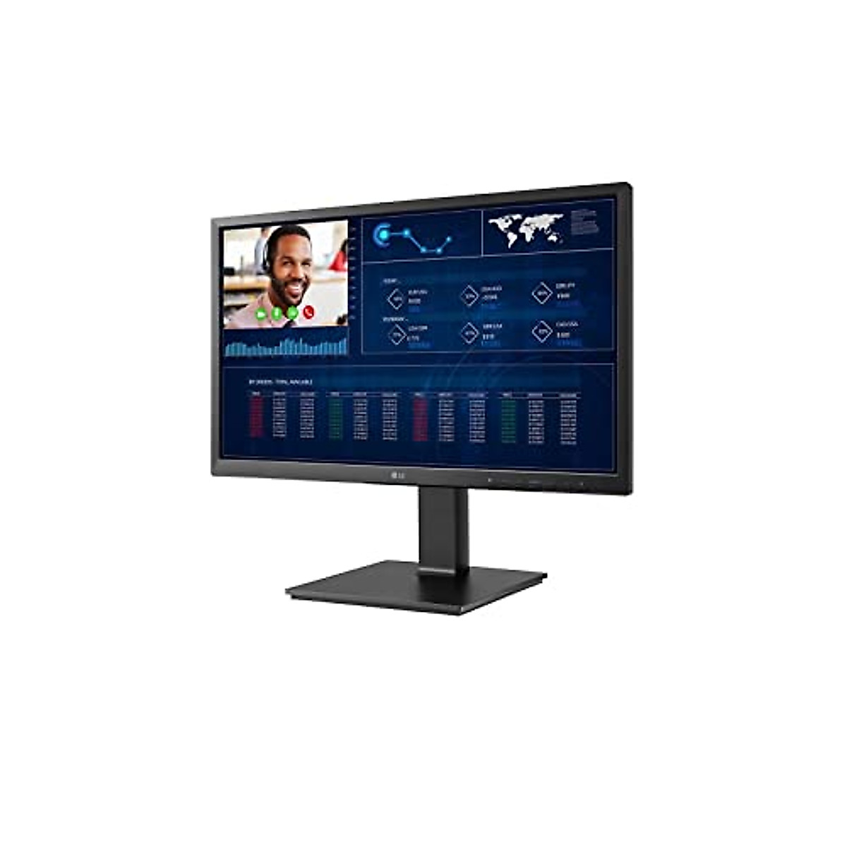 LG 24” 24CN650N-6A FHD IPS TAA All-in-One Thin Client with Quad-core Processor, Built-in FHD Webcam & Speaker