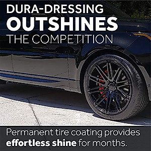 Dura-Dressing Total Tire Kit, XL Kit for 2-3 Cars or 1 Large Truck – Tire Dressing and Cleaning Kit – Made in the USA to Ensure your Tires Shine and Look Great