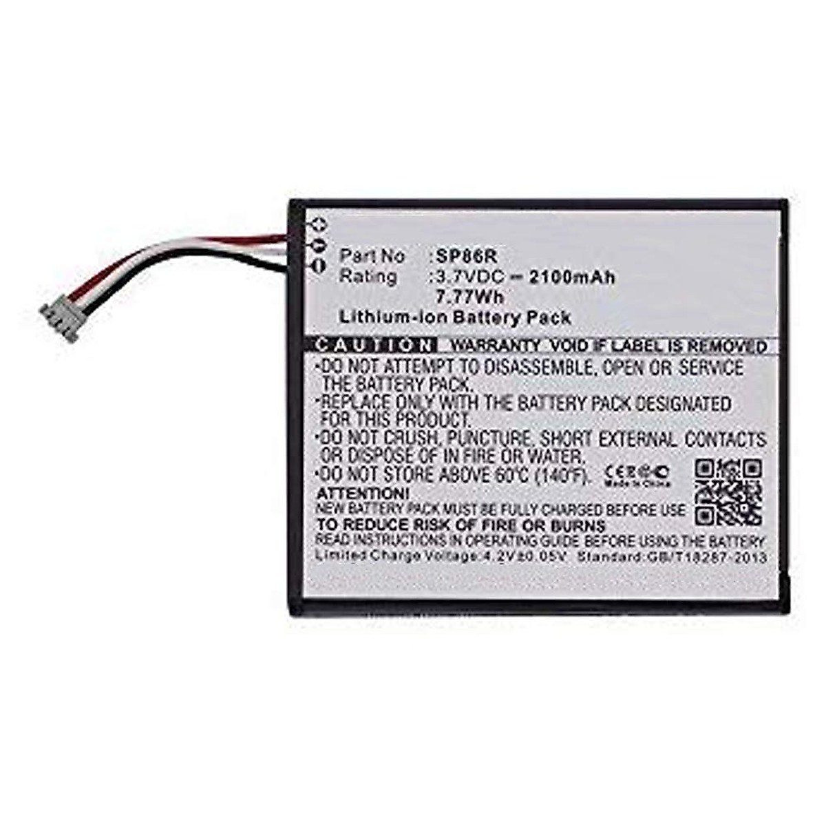 MPF Products 2100mAh SP86R Battery Replacement Compatible with Sony Playstation PS Vita PSV Slim PSV 2000, PCH-2000, PCH-2007